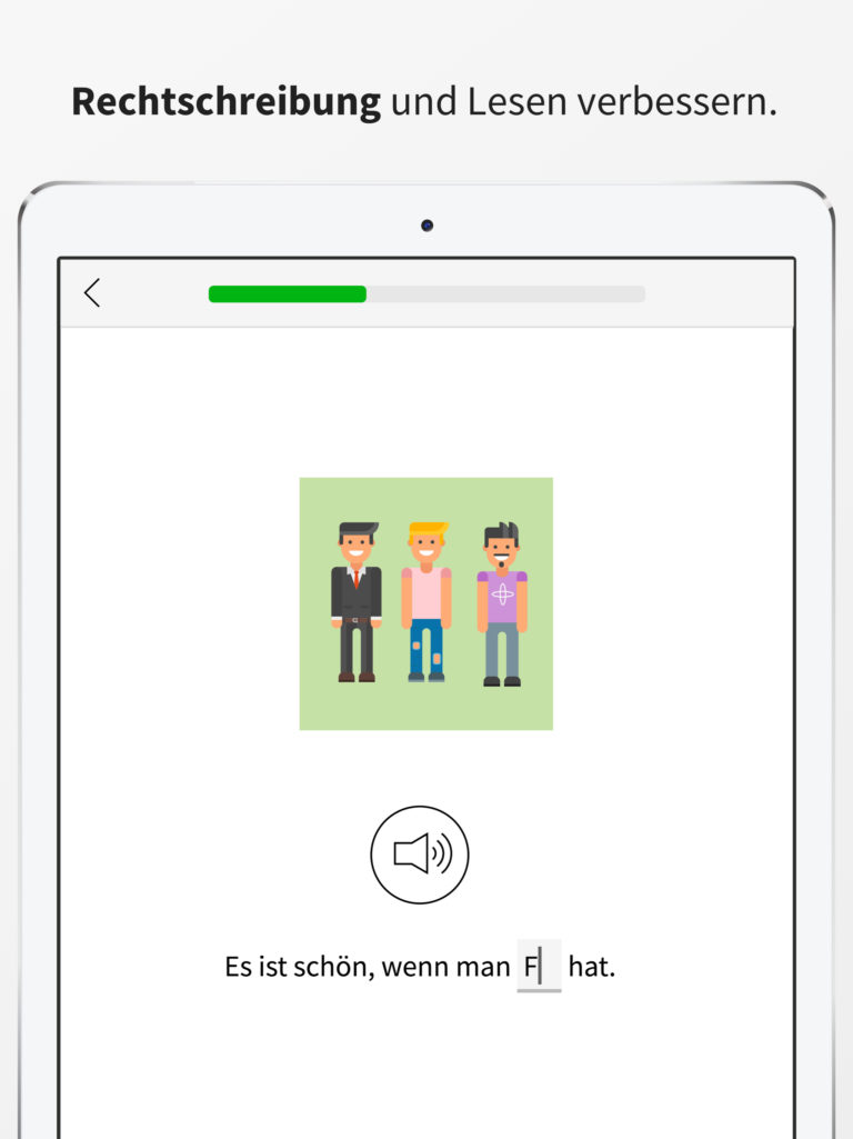Screenshot ANTON App – Tablet in der Schule
